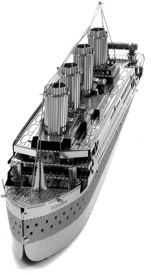 Lego Titanic Ship Metal Earth RMS Titanic 3D Metal Model Kit - Premium ...